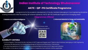 AICTE-QIP-PG Certificate Programme – Session 2025-26 – School of Minerals, Metallurgical and ...